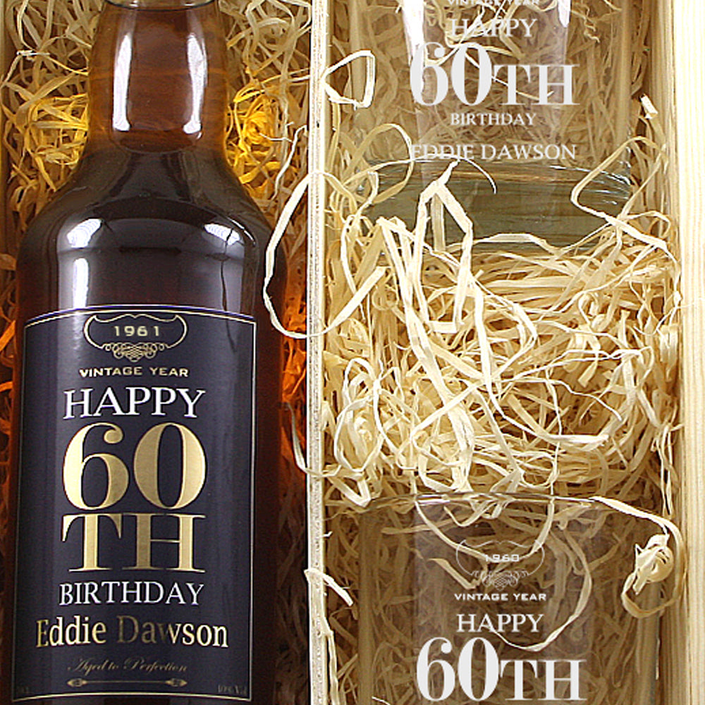 60th Birthday – Personalised Whisky Store